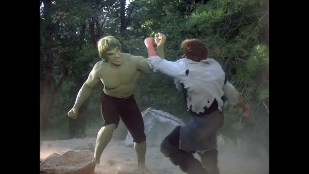 The Hulk Throwing People and Animals in "The Incredible Hulk" (TV ...