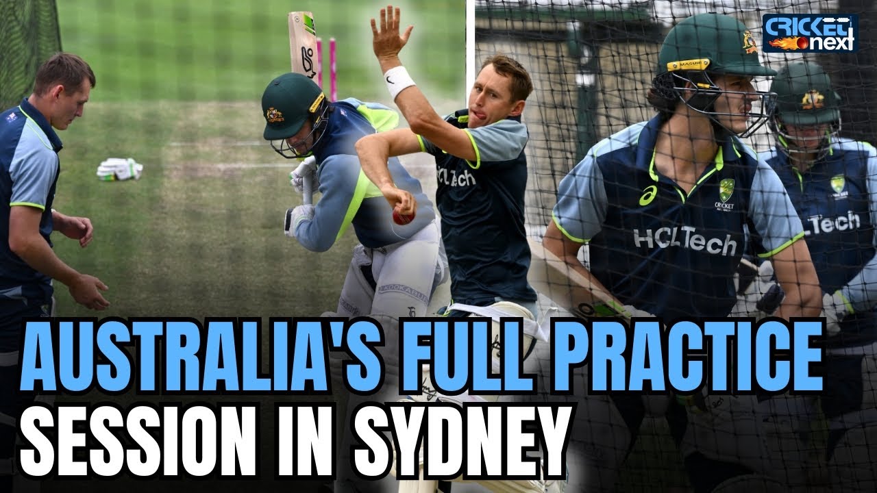 Australia's Practice Session Ahead of the last Test In Sydney | IND vs ...