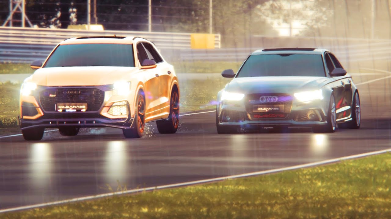 Audi RSQ8 ABT vs Audi RS6 2015 at Oulton Park - YouTube