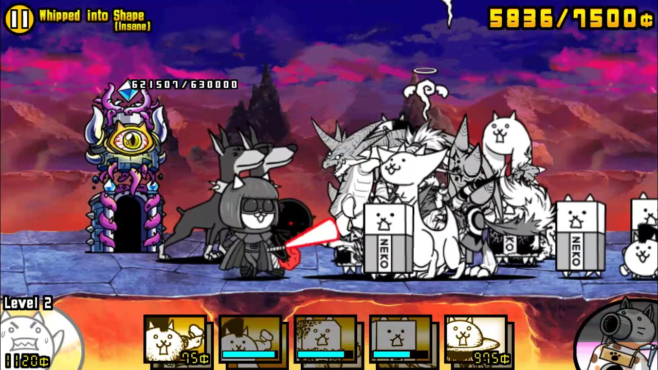 Dom Awakens [No Gacha] {Insane} Battle Cats - YouTube