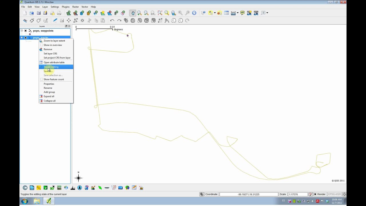 05 Gps Y Quantum Gis Youtube