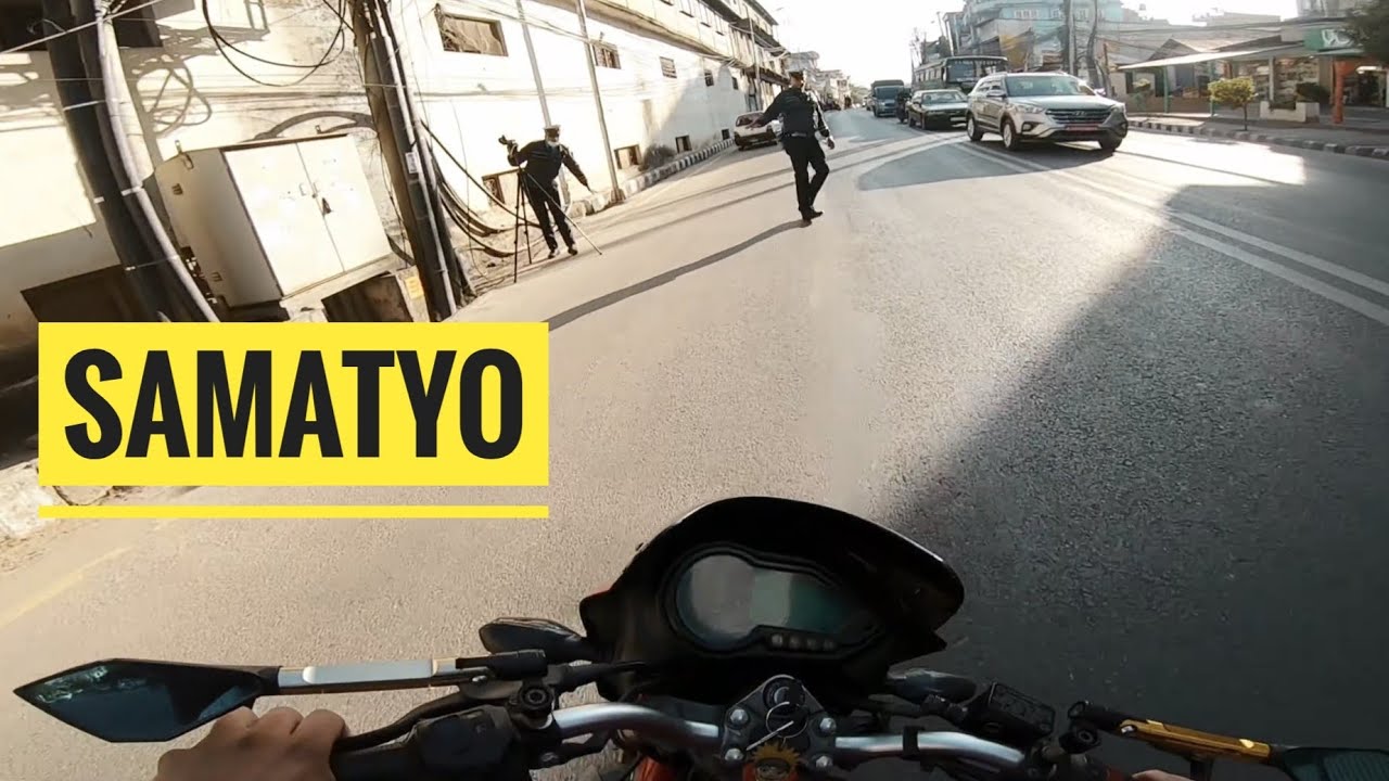 SAMATYO ?? SPEED CHECKING MA PARYO | TRAFFIC POLICE CAUGHT MODIFIED BIKE | @rajtamang9919 - YouTube