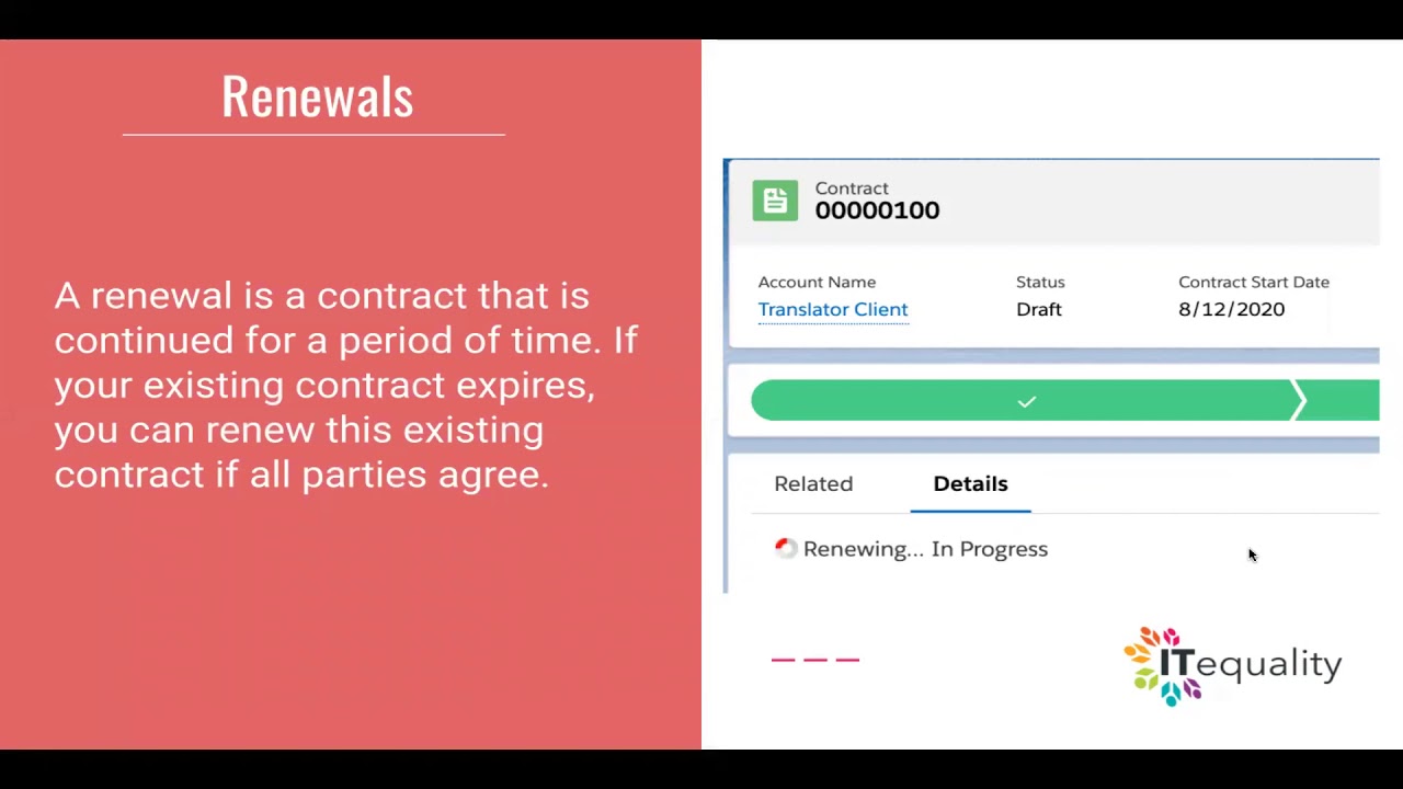Salesforce CPQ Class Week 9: Finalize Orders, Amendments, Contracts ...