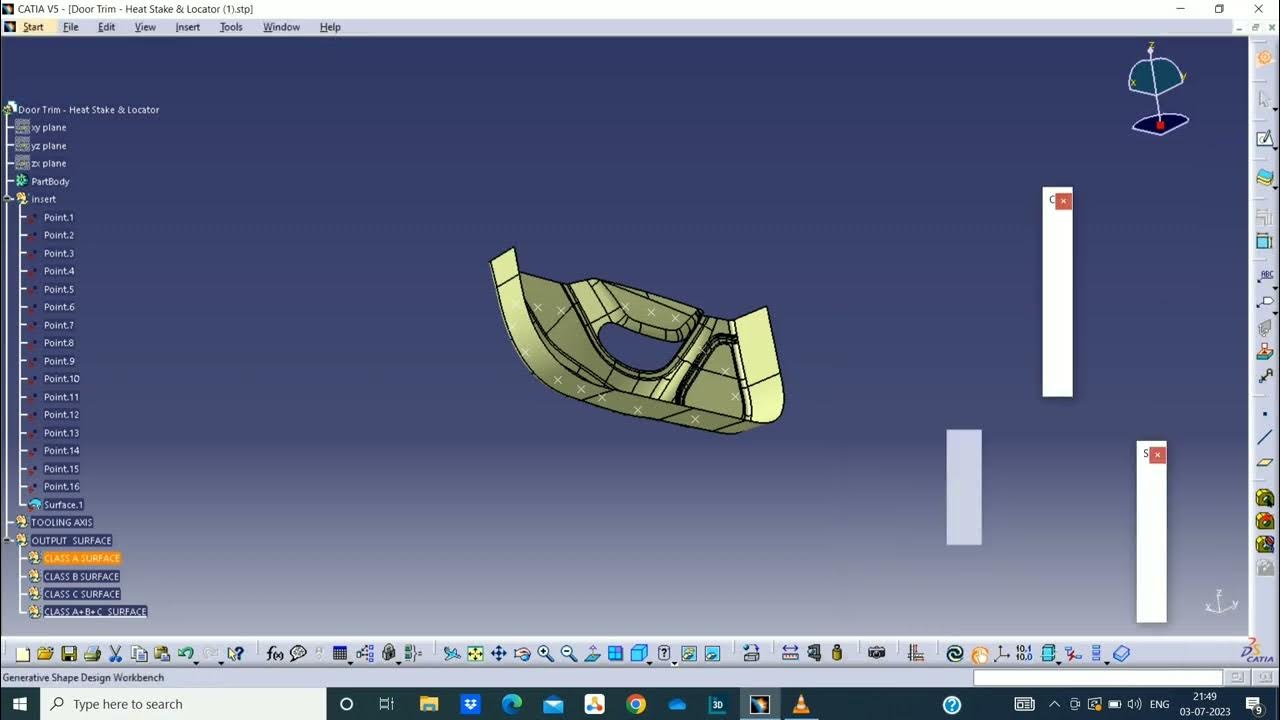 "Mastering CATIA V5: Plastic Trim Part 1 -Designing High-Quality Automotive Components" @Free ...