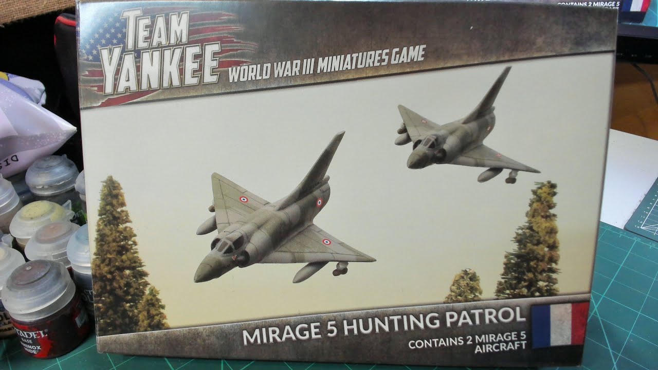 World War III Team Yankee French Mirage 5 Hunting Patrol Review - YouTube