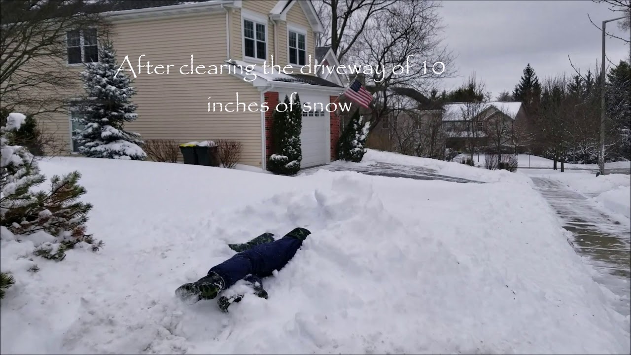 His head was buried in snow. - YouTube