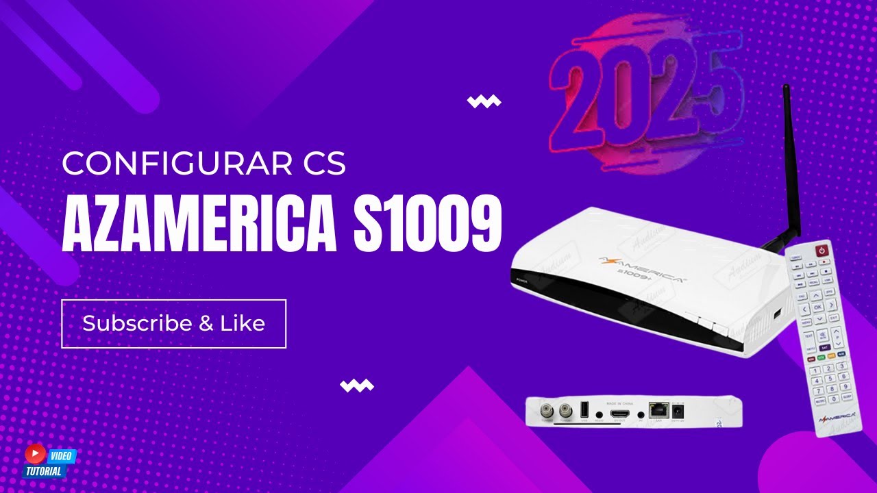 Configurar CS AzAmerica S1009 PASSO A PASSO - YouTube
