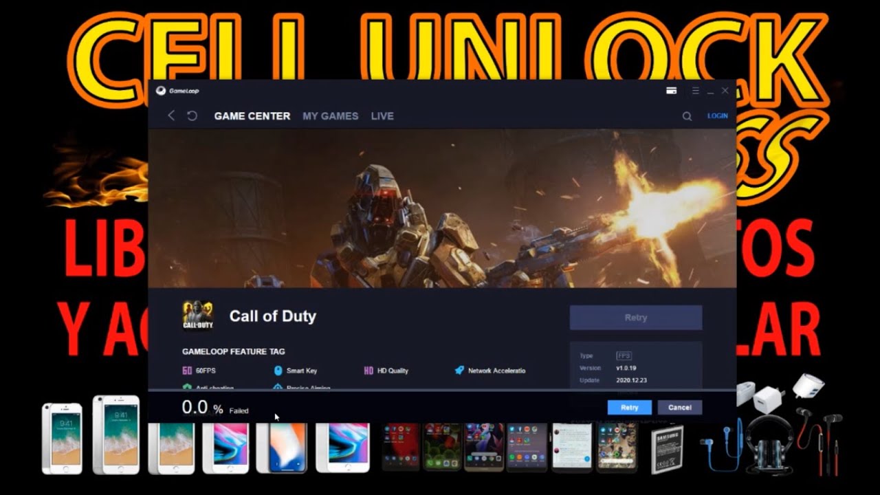 CALL OF DUTY MOBILE Gameloop FIX updating configuration failed (can't update or install) - YouTube