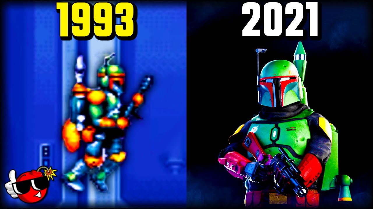 History of Boba Fett in Star Wars Games 1991 - 2021 - YouTube