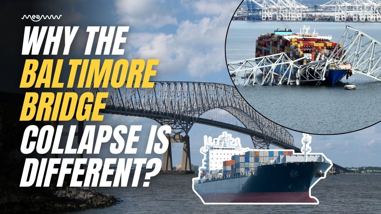 Major Bridge Collapses From Ship Collisions - YouTube