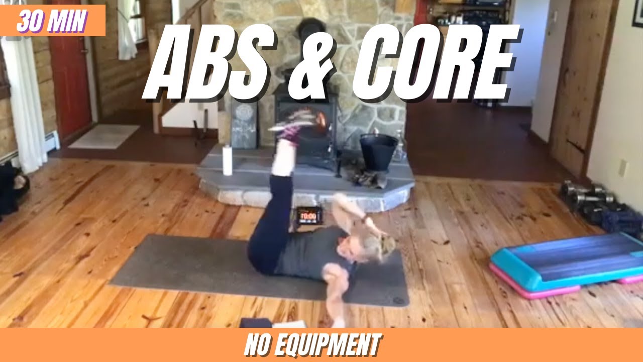 AT HOME ABS AND CORE // 30 min Abs with no equipment - YouTube