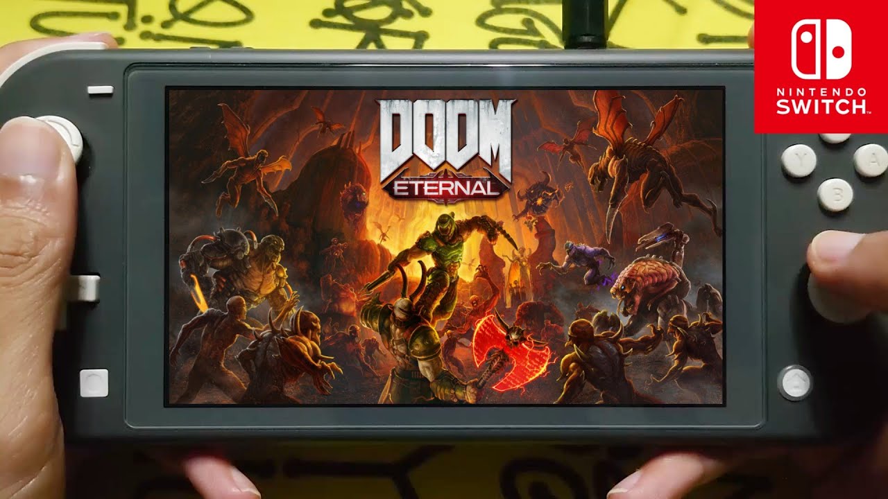 DOOM Eternal Gameplay - Nintendo Switch Lite - YouTube