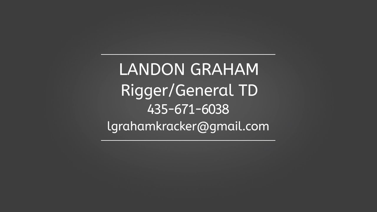 Demo Reel 2015 Landon Graham - YouTube