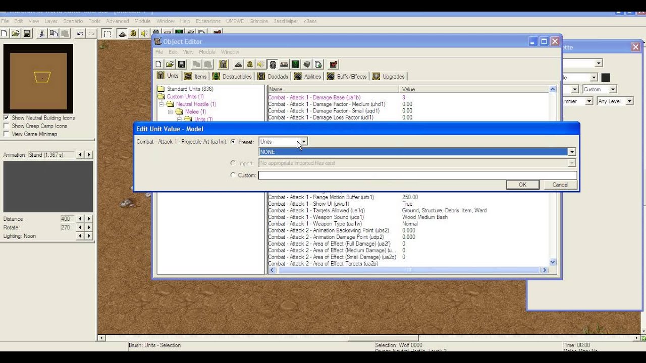 Learning Warcraft III Editor - Part 3 (Object Editor) - YouTube