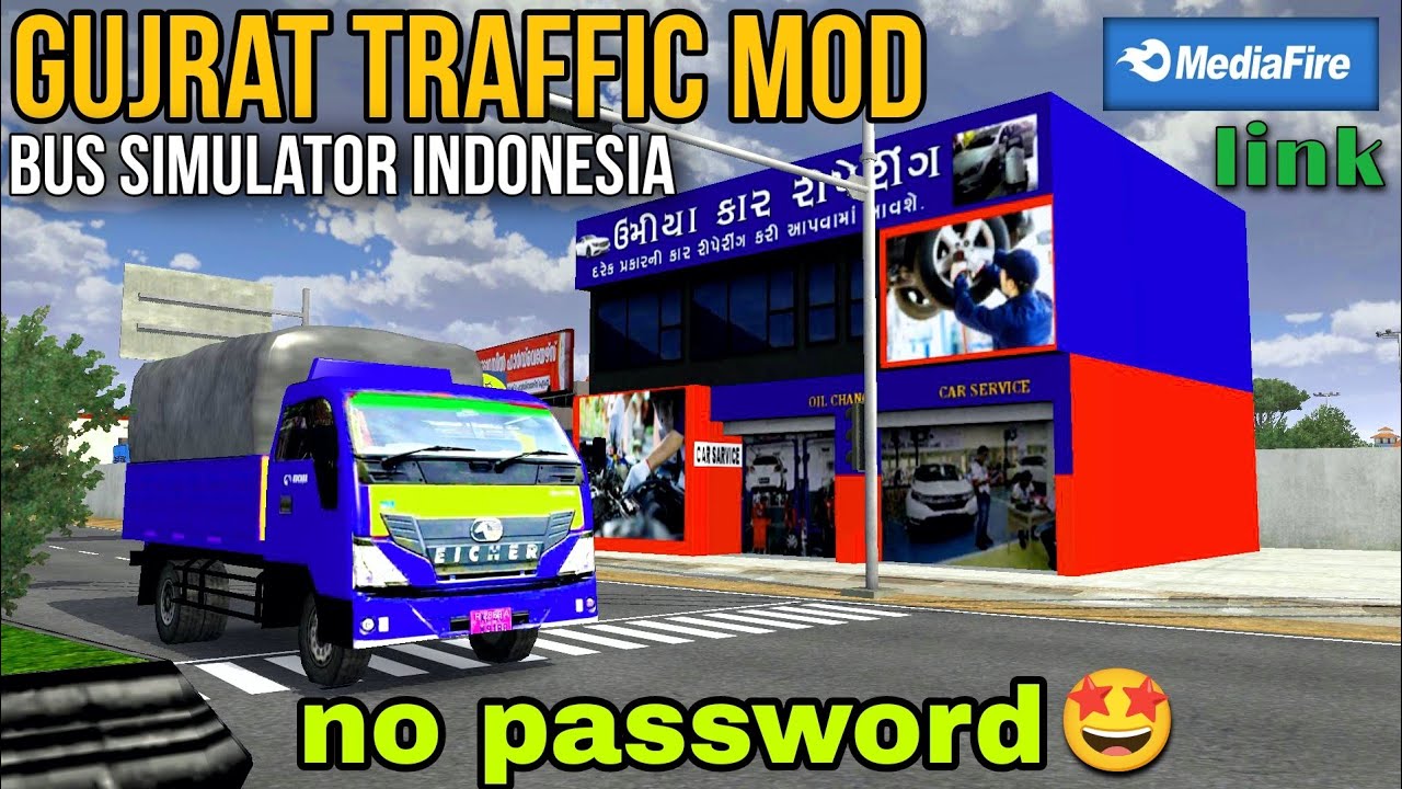 Gujarat Traffic Mod For Bus Simulator Indonesia Bussid New Car Mod ...