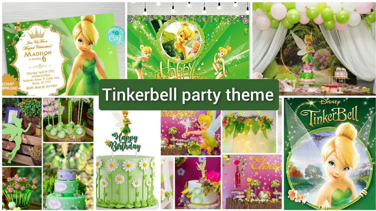 Tinkerbell birthday party theme new ideas .green fairy theme.tinkerbell ...