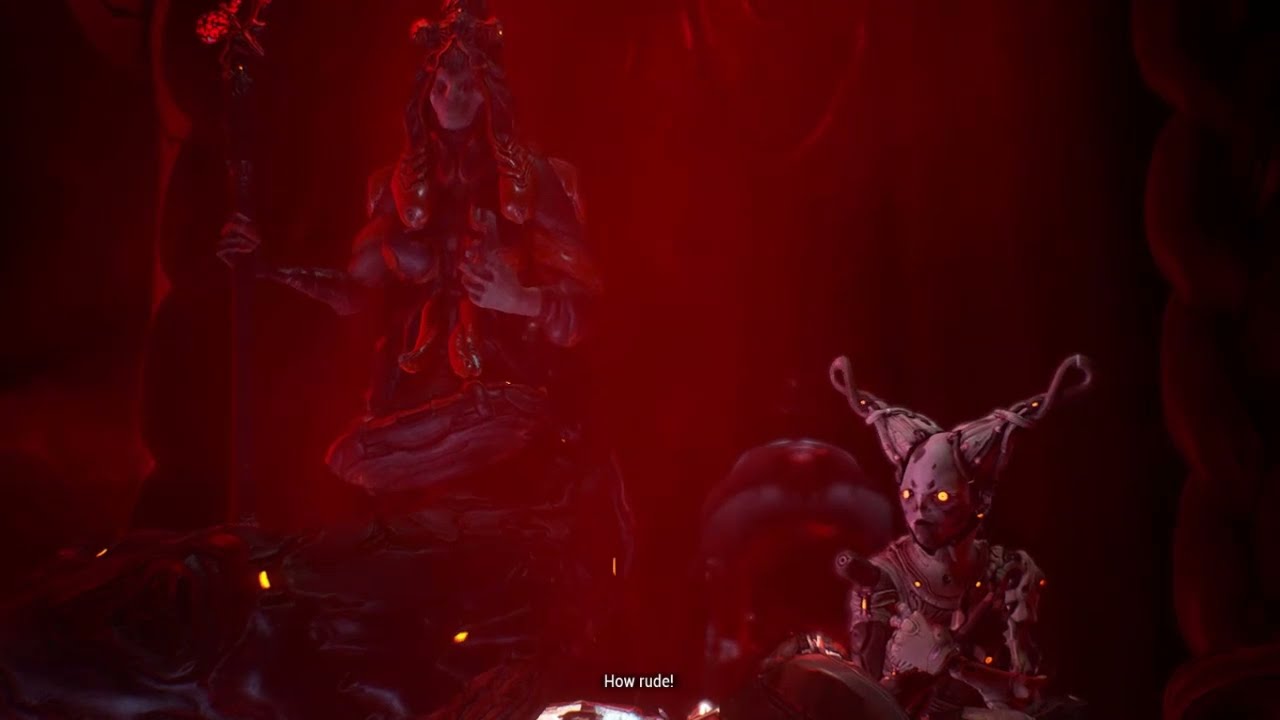 Warframe Worm Queen : How Rude - YouTube