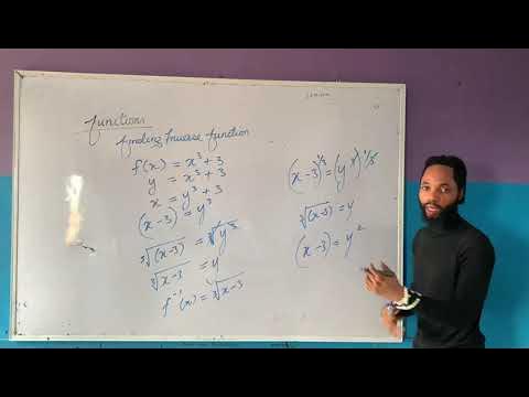 Finding inverse of a cubic function - YouTube