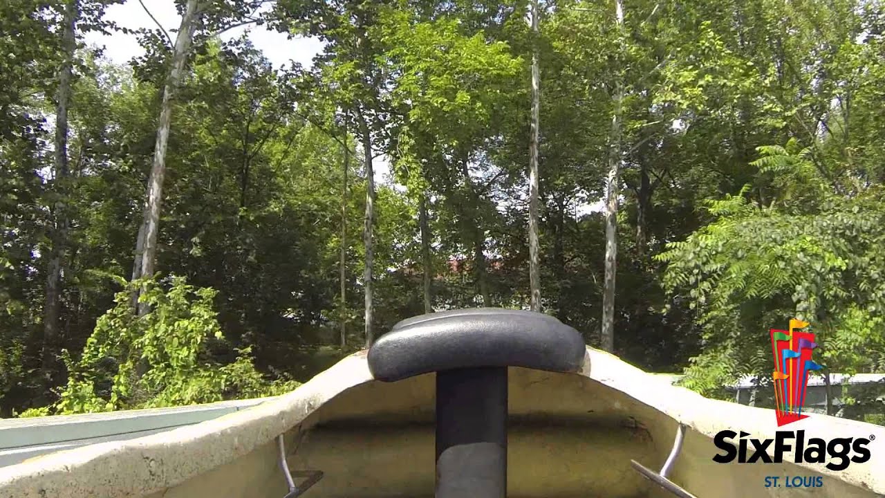 Six Flags St. Louis Log Flume POV - YouTube