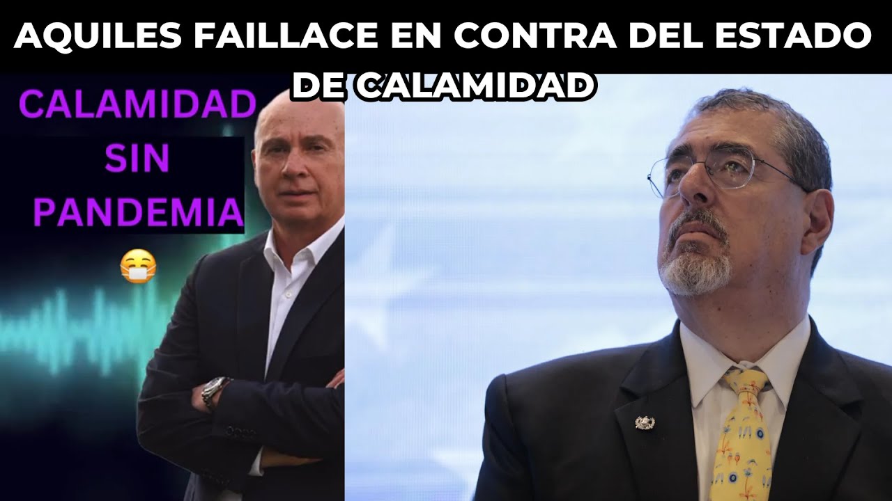 AQUILES FAILLACE EXPLICA PORQUE EL ESTADO DE CALAMIDAD NO SULUCIONA LOS ...