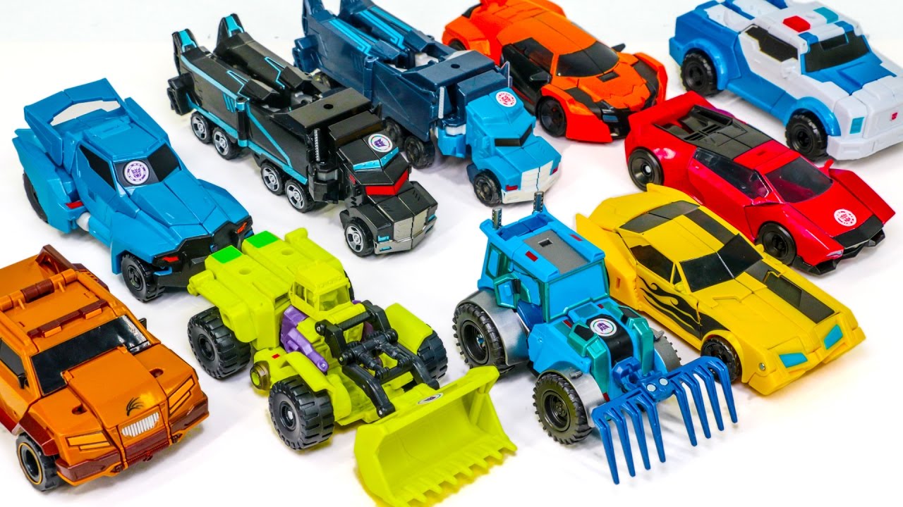 Transformers Rid Adventure Autobots vs Decepticons Bumblebee Optimus ...