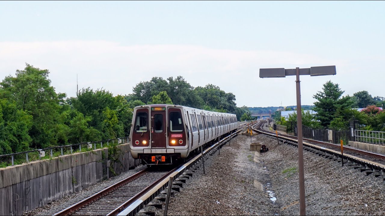 WMATA Metrorail Alstom 6000 Series Railcars On Green Line - YouTube
