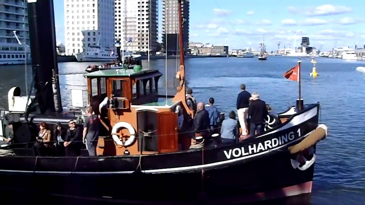 stoomschepen volharding 1 en maarten in antwerpen 2015 - YouTube