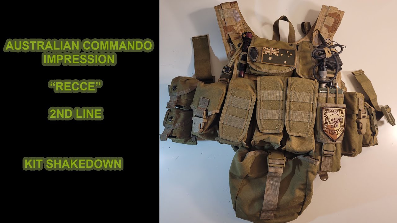 Australian Commando Airsoft "Recce" 2nd Line, Kit Shakedown. - YouTube