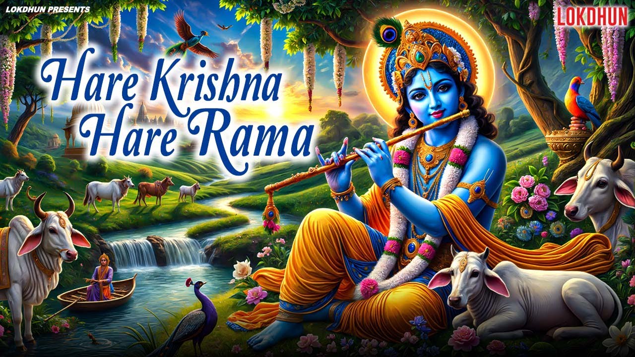 Hare Krishna Hare Ram | Maha Mantra | Very Beautiful Krishna Ram Bhajan ...