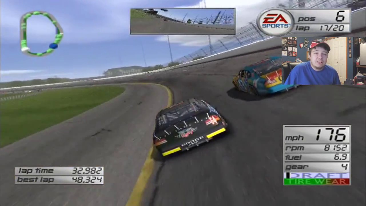 (Lapped Down Cars!!) NASCAR Thunder 2003 Career Mode At Daytona Race 1/ ...