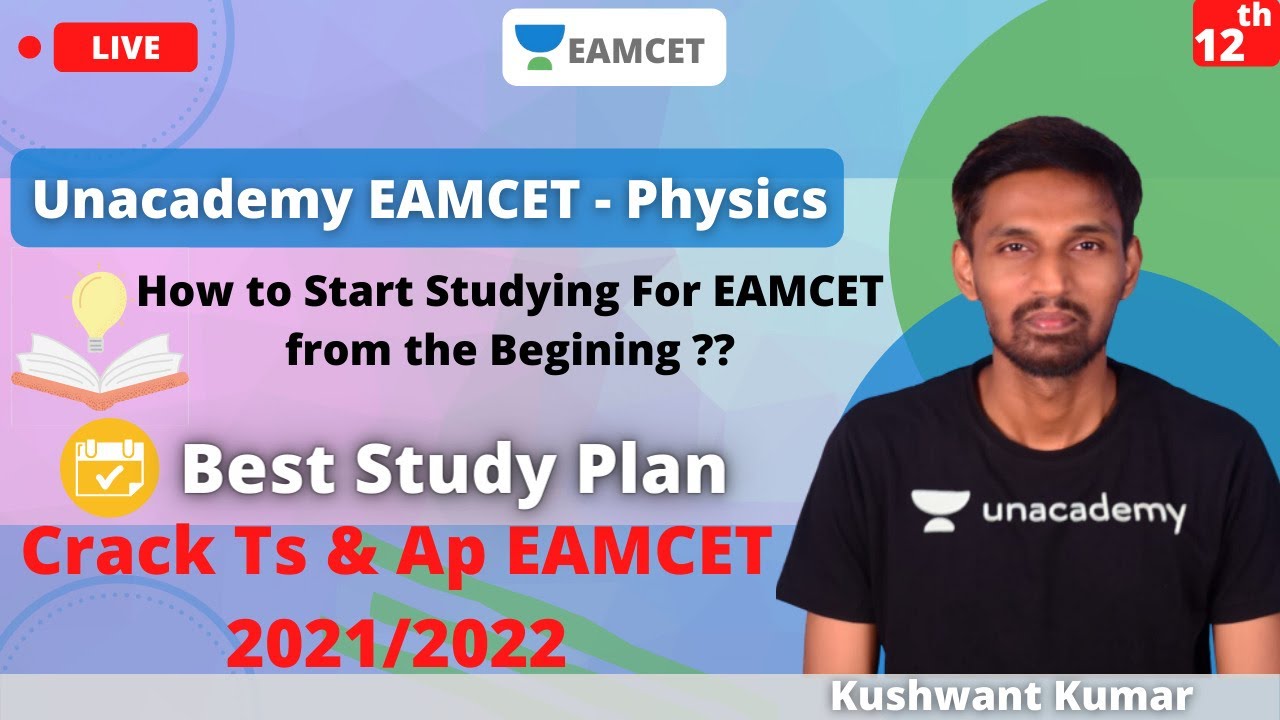 Unacademy EAMCET | Best Study Plan | Preparation Tips | Crack EAMCET ...