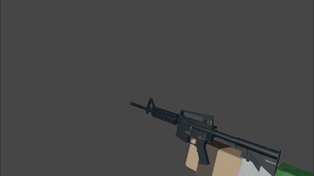 Blender M4A1 Reload - YouTube