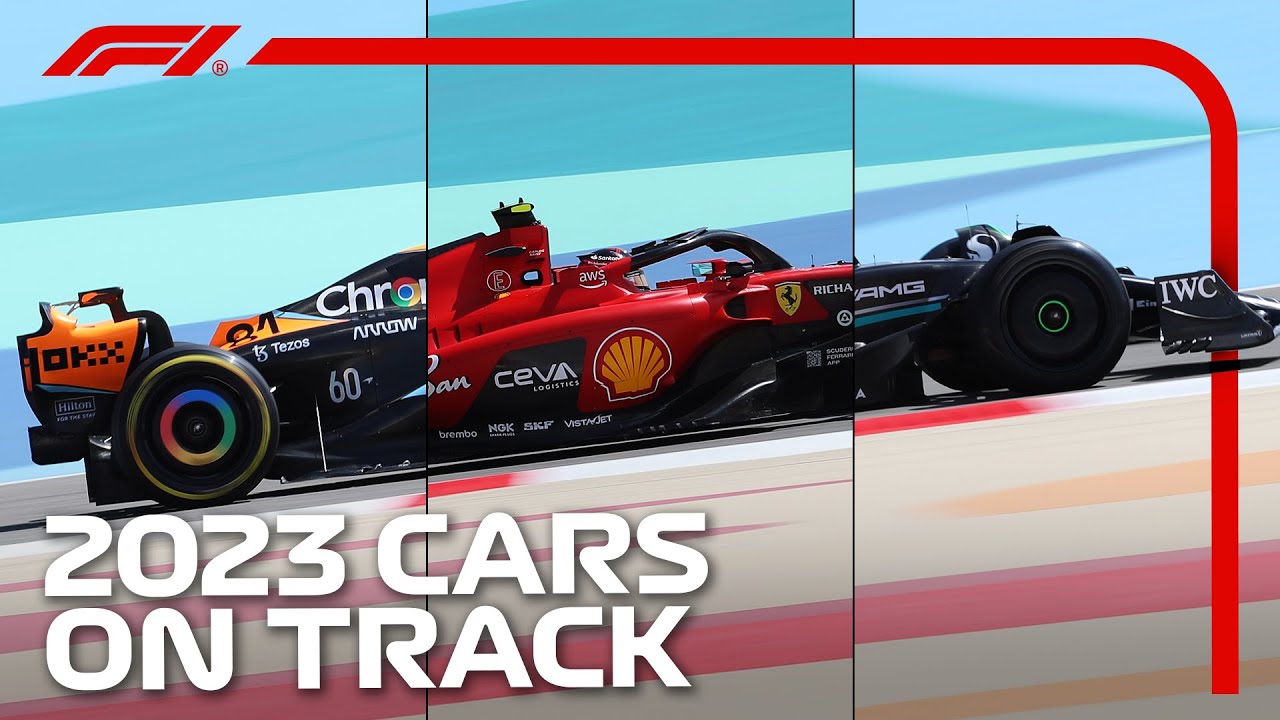 FIRST LOOK Every 2023 F1 Car On Track F1 Pre Season Testing YouTube