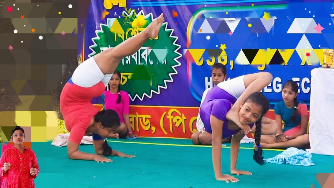 Best Yoga Performance by Yogacharya Ashram students @About-Yoga - YouTube