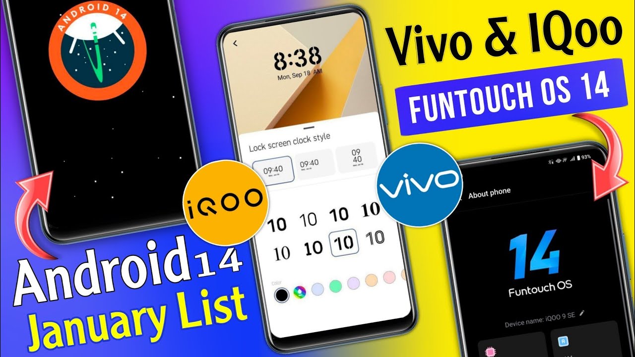 Vivo & IQoo Android 14 January Month Update | Vivo V25.Vivo V29e.Vivo ...