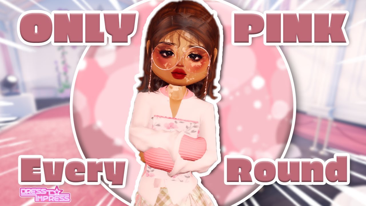 I Am ONLY Allowed To Wear PINK In DTI! 💗🎀 | Dress To Impress! | Roblox ...