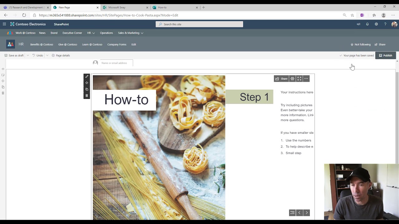 How to add a SWAY to Microsoft Teams - YouTube