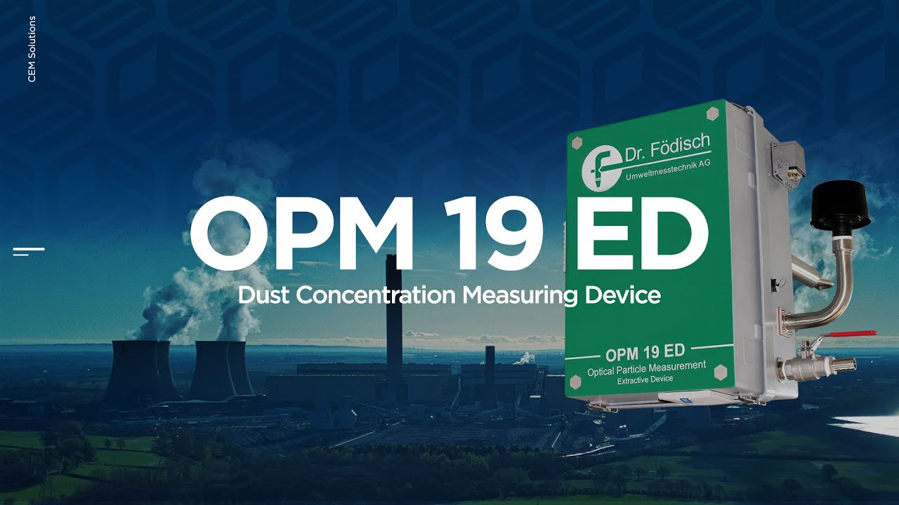 OPM 19 ED - Dust Concentration Measuring Device - YouTube