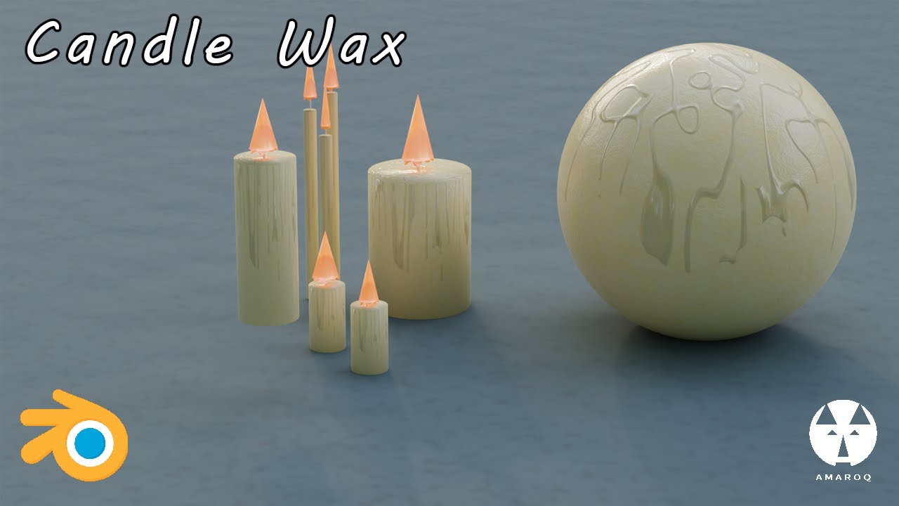 Candle Wax Material | Blender Tutorial - YouTube