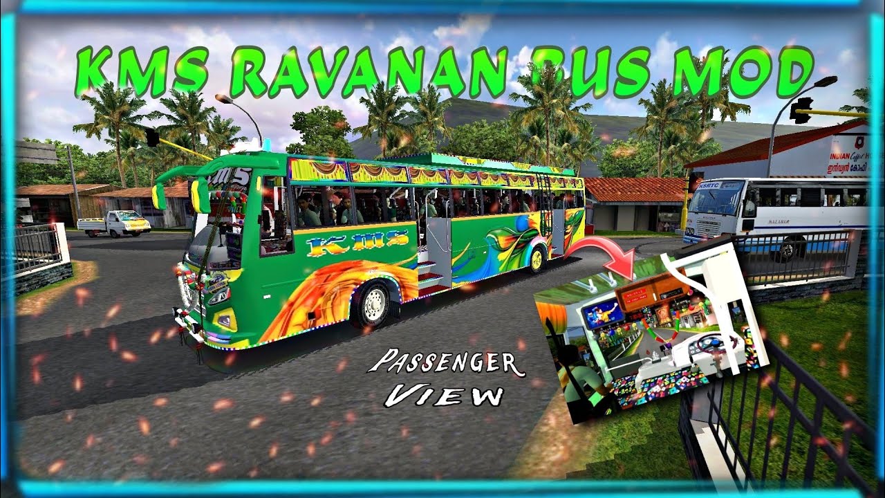 🤩KMS Ravanan Private Bus Mod | Passenger View 🎉| Released 😎 |🌟TimePass ...