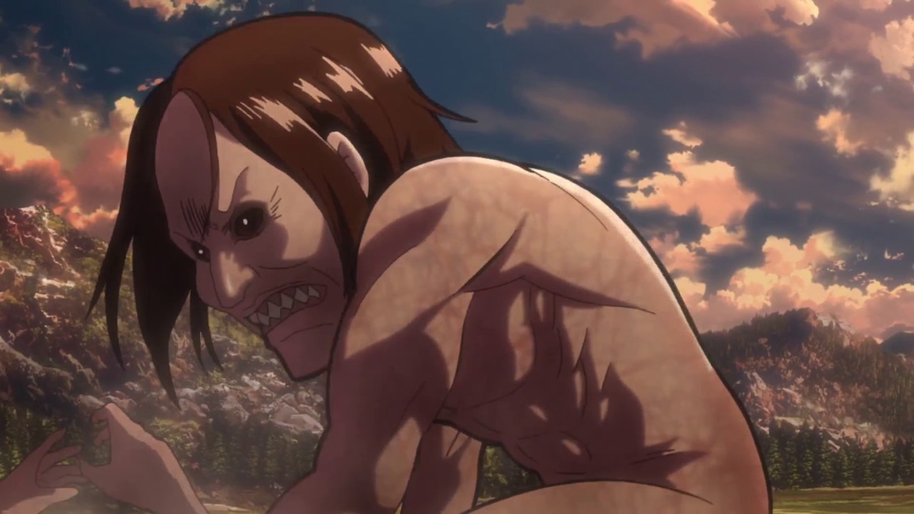 Attack on titan season 2 episode 12 // Ymir attacks Erwin - YouTube