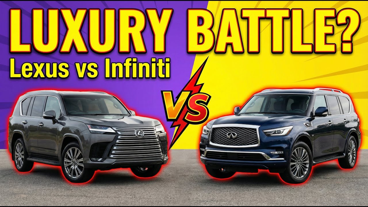 Lexus LX vs Infiniti QX80 - YouTube