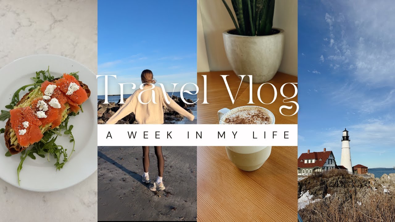 TRAVEL VLOG // what I eat in a day, exploring, daily routines in New ...