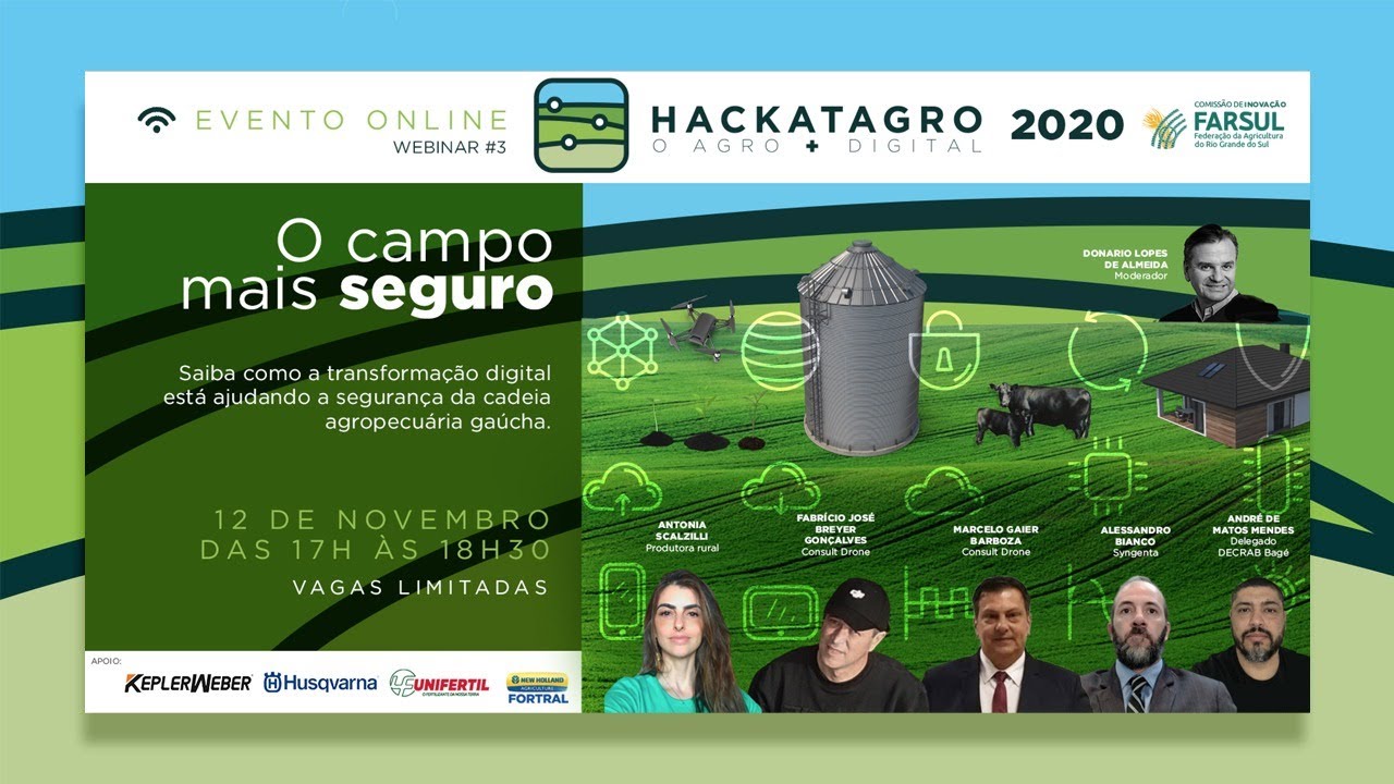 HackatAgro - Webinar #4 - O campo mais seguro - YouTube