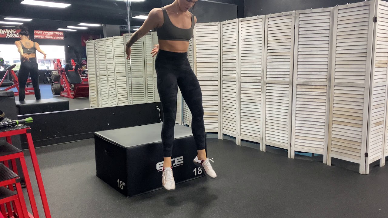 2021/01/17 EXPLOSIVE SQUAT TO BOX SQUAT JUMPS - YouTube