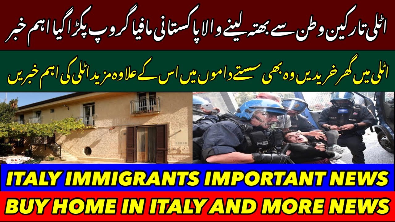 Italy Immigrants Important Today News | Buy Home In Italy Cheapest ...