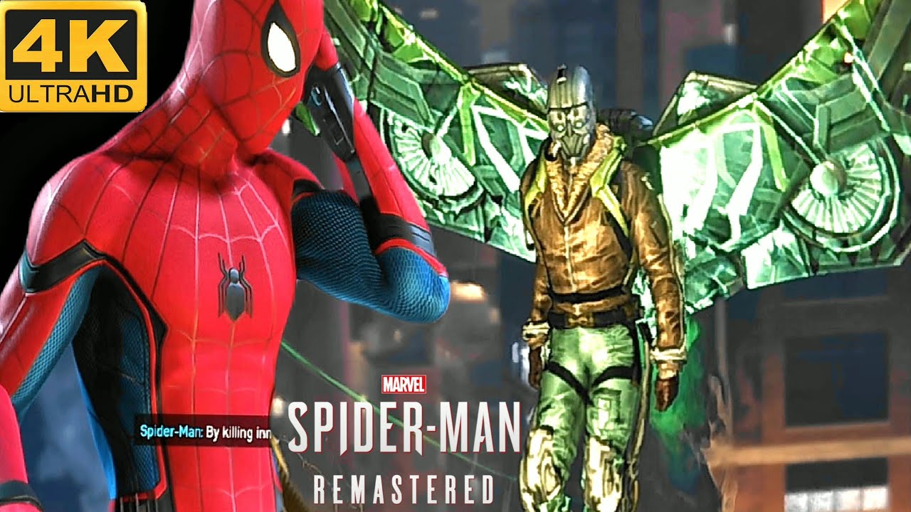 Marvel's Spider-Man Homecoming Scene Tom Holland vs MCU Vulture - YouTube