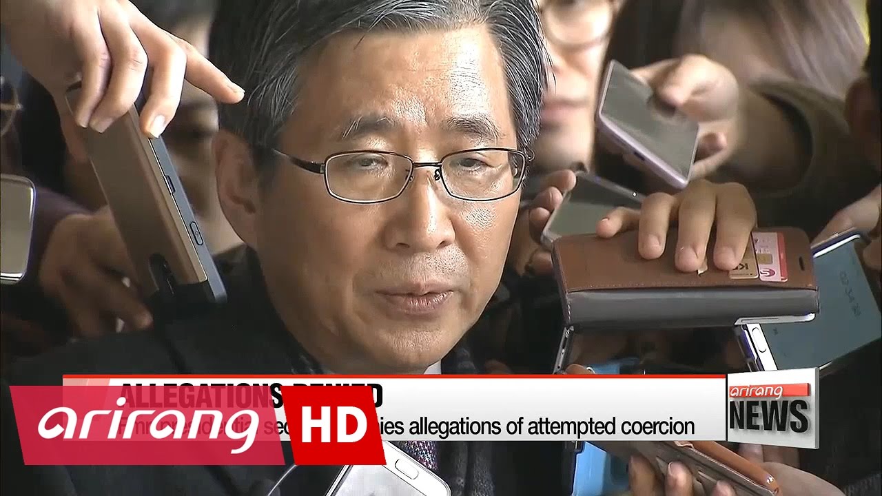 Former presidential aide Cho Won-dong denies allegations of attemped ...