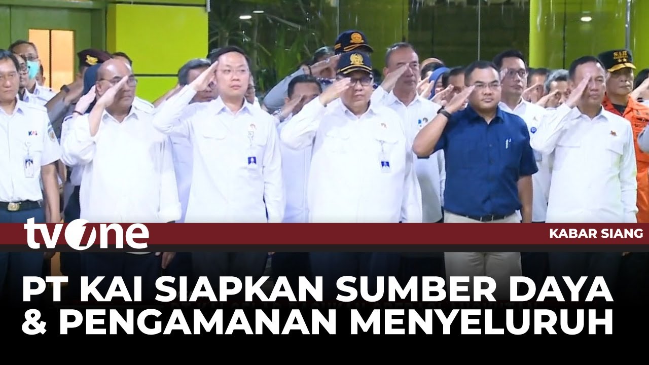 PT KAI Gelar Pasukan Operasi Angkutan | Kabar Siang - YouTube