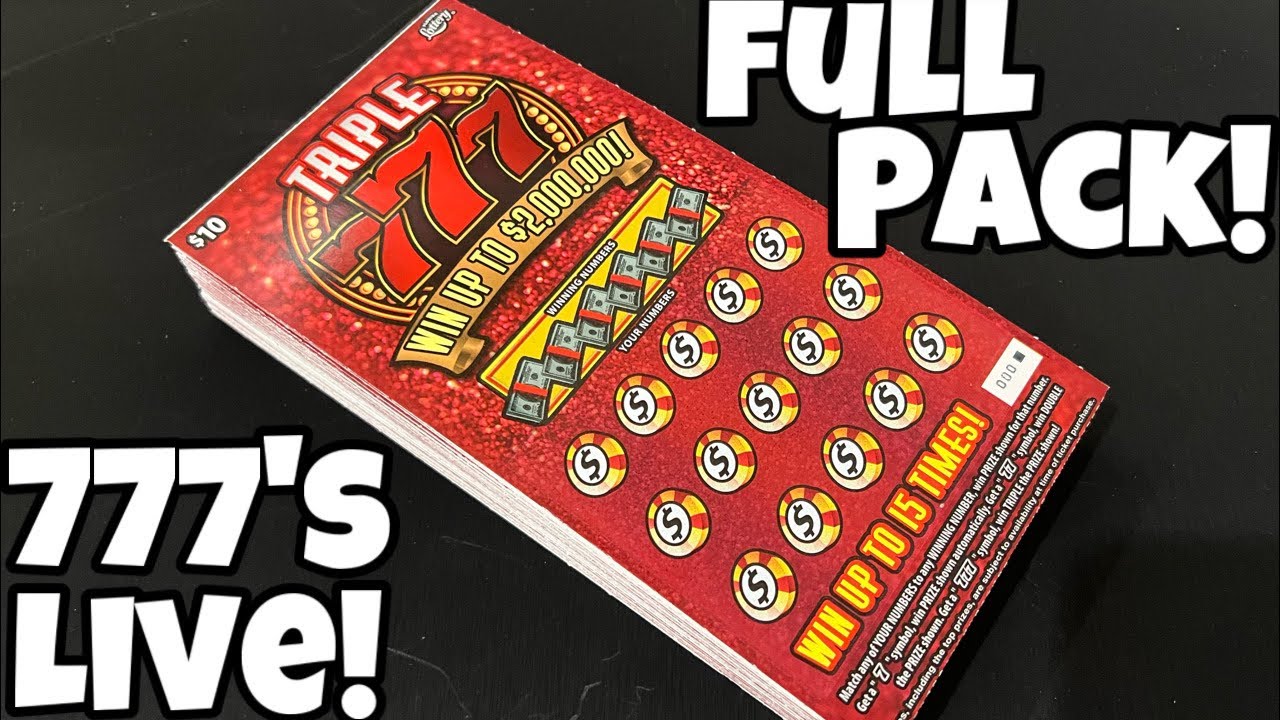 We Got the Whole Pack of 777’s!! | Scratching a $600 pack of Florida ...